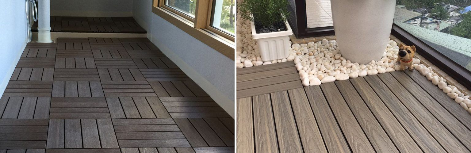 Composite Deck Tiles | Decking Squares | NewTechWood