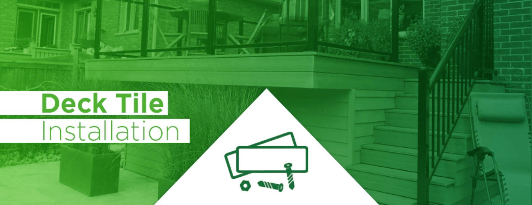 How to Install Composite Deck Tiles | NewTechWood